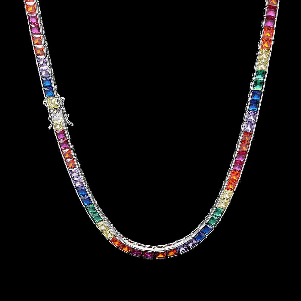 4mm Colorful Iced Dookie Rope Chain – ICEEDRIP